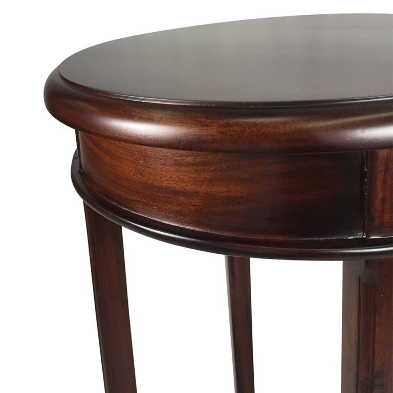 Solid Mahogany Wood Round Lamp Table | Turendav Australia | Antique ...