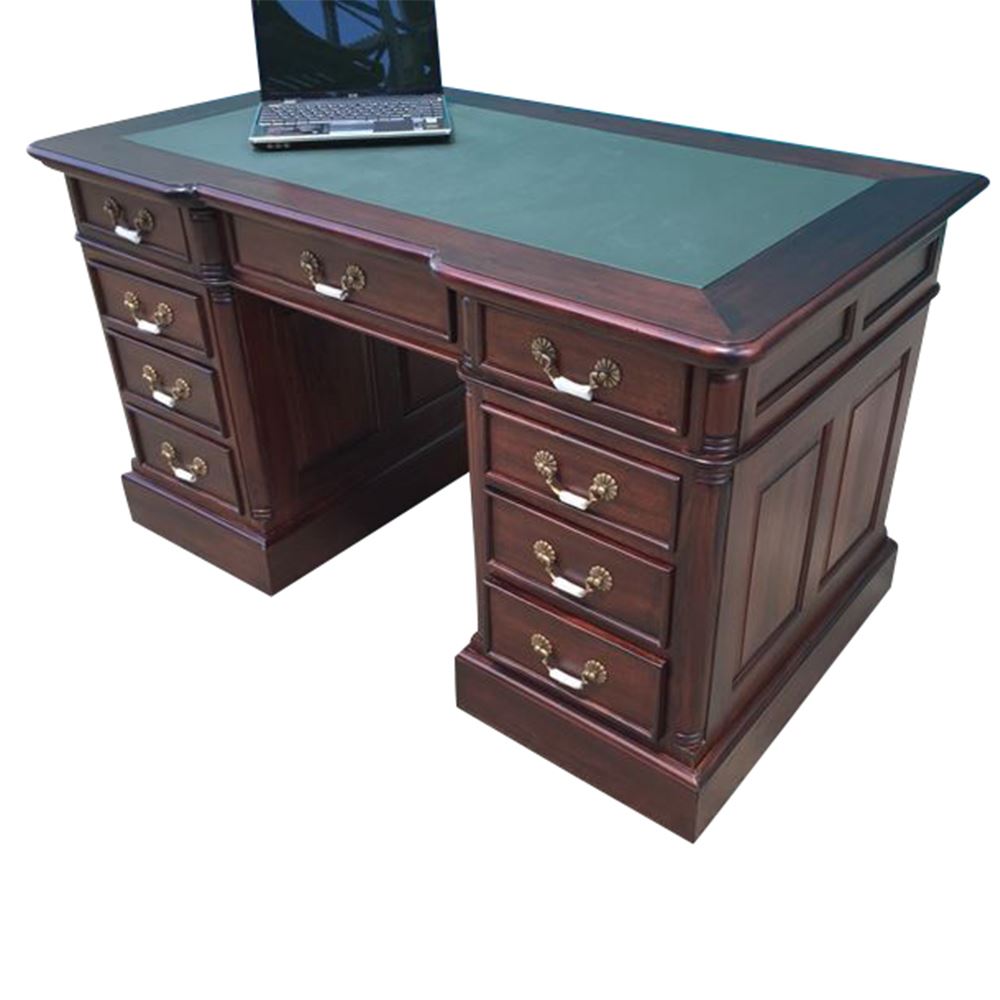 Solid Mahogany Wood Office Desk Turendav Australia Antique