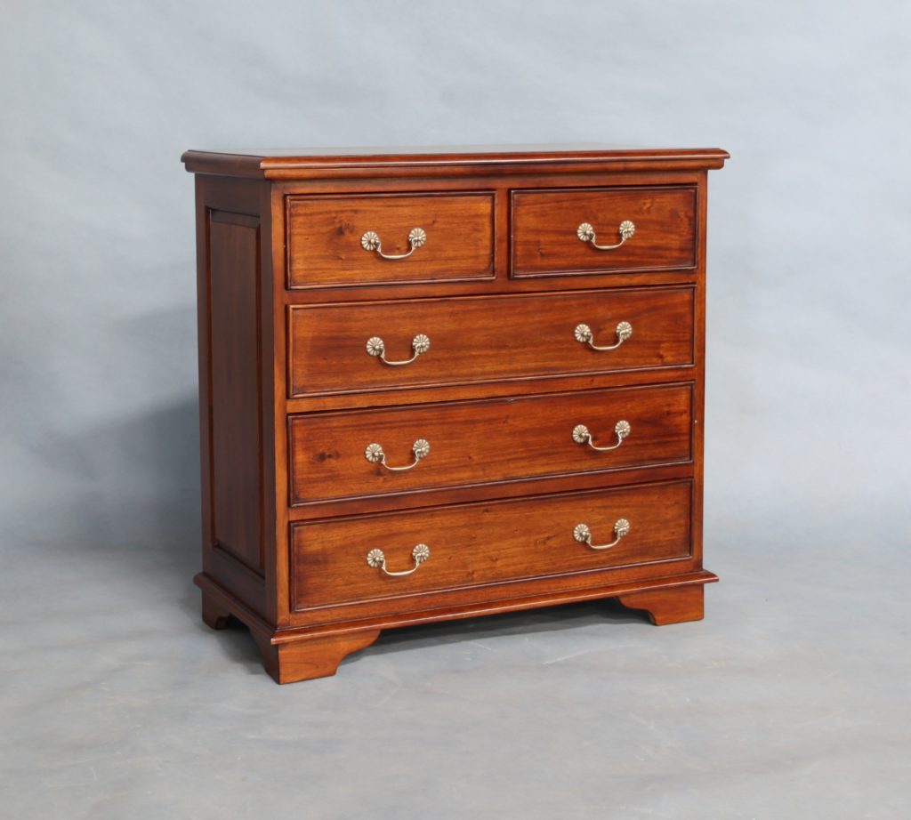 Solid Mahogany Wood Chest of Drawers | Turendav Australia | Antique ...