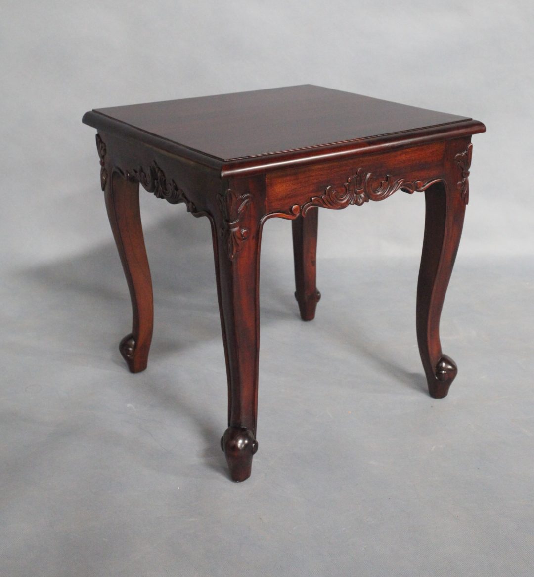 Solid Mahogany Wood Side Table 50cm | Turendav Australia | Antique ...